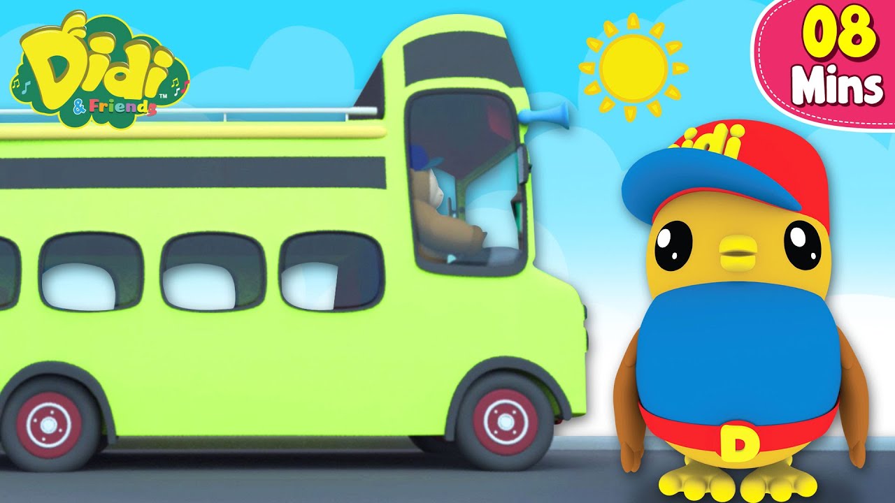 A RODA DO ÔNIBUS RODA RODA 🚌🚦 Desenhos Animados Em Portuguese | Didi ...