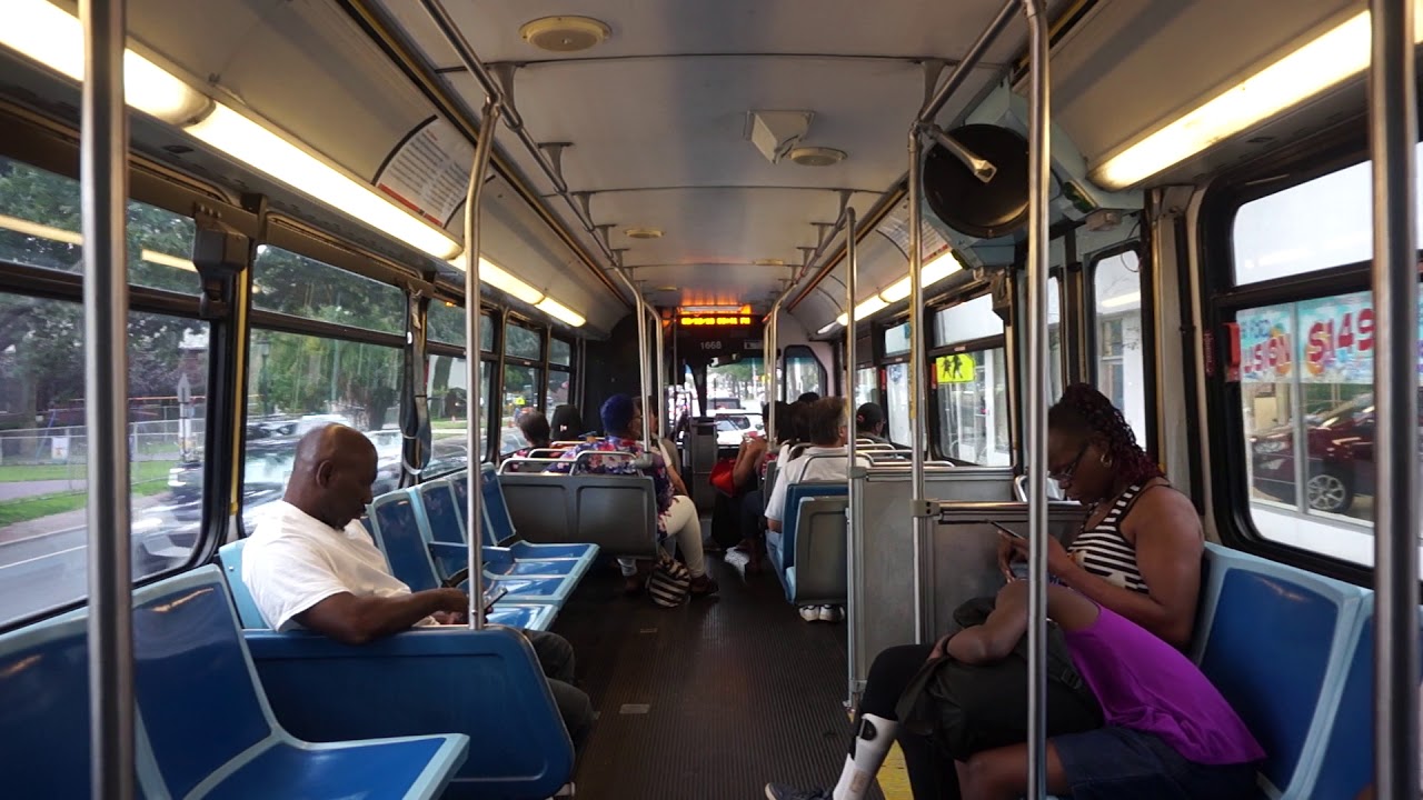 NICE Bus Speical: On Board Freeport bound Orion V CNG 1668 N4 Horton Av ...
