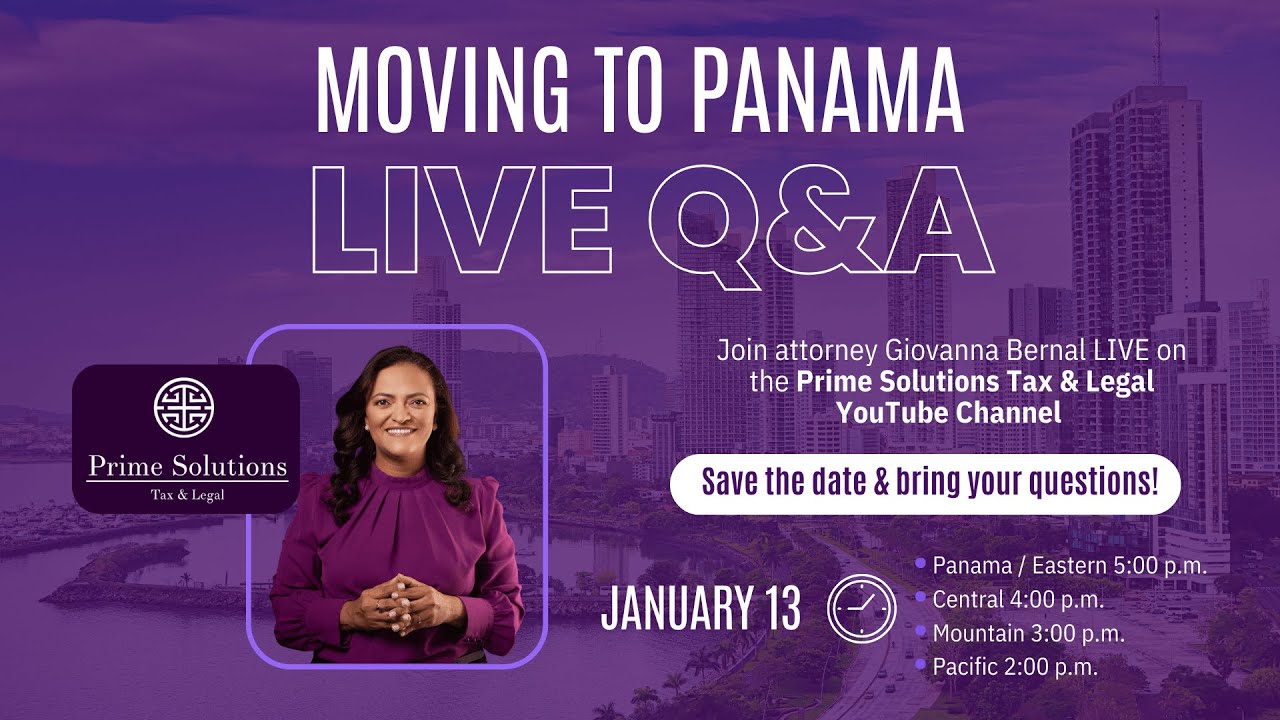 Moving to Panama Live Q&A - YouTube