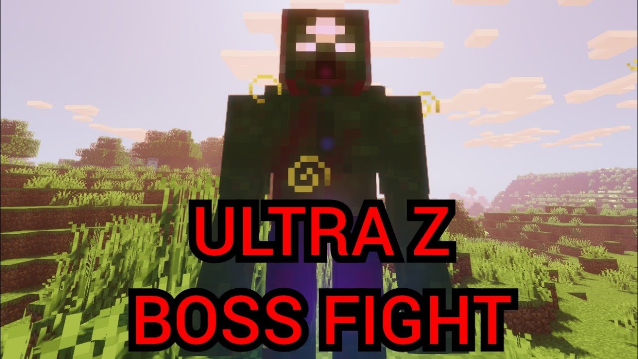 Minecraft Sunlight Zombie: Ultra Z Boss Fight ( 1.18.2 Mod ) - YouTube