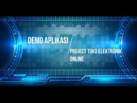 Presentasi Project GUI JAVA Toko Elektronik Online Netbeans - YouTube