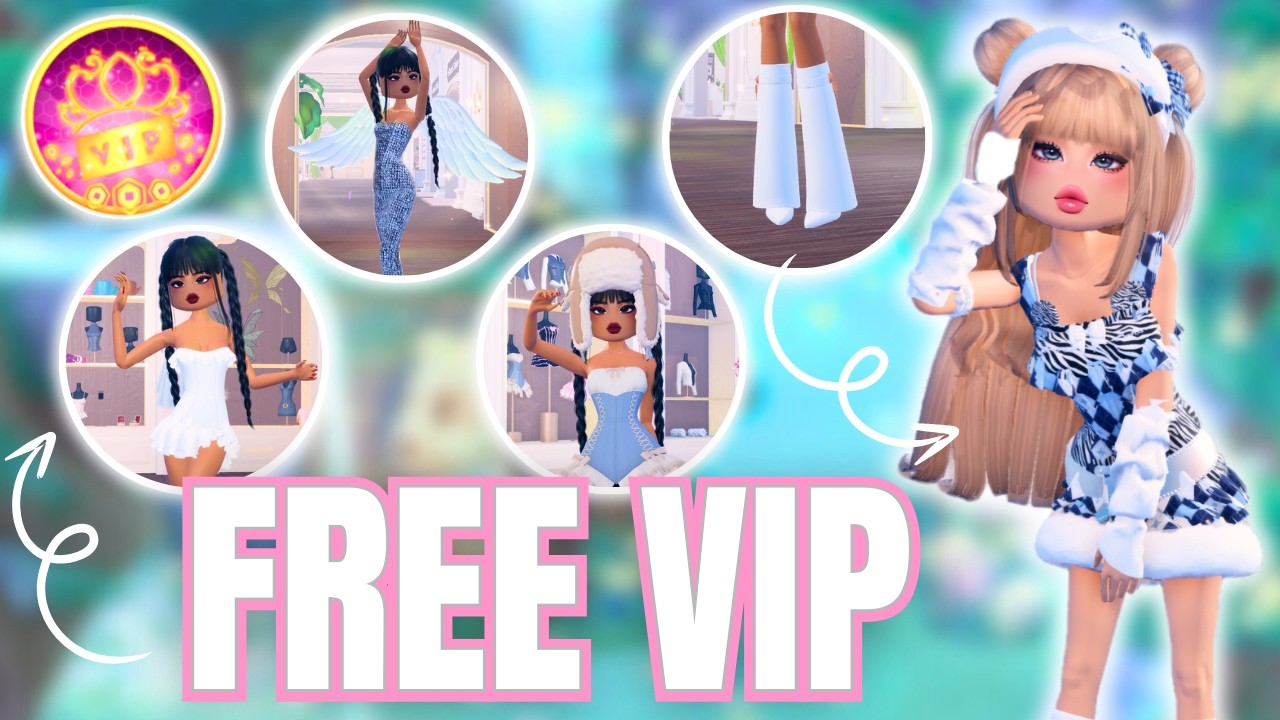 HOW TO USE *VIP ITEMS* FOR *FREE* IN DRESS TO IMPRESS & DO *THIS* TO ...