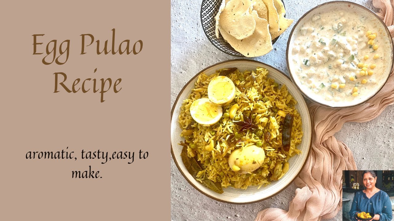 EGG PULAO | AROMATIC AND EASY EGG PULAO RECIPE | EGG PULAV RECIPE - YouTube
