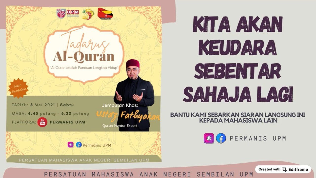 TADARUS AL-QURAN - YouTube