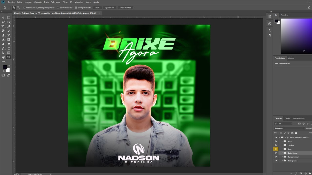 Modelo Grátis de Capa de CD para editar com Photoshop - YouTube