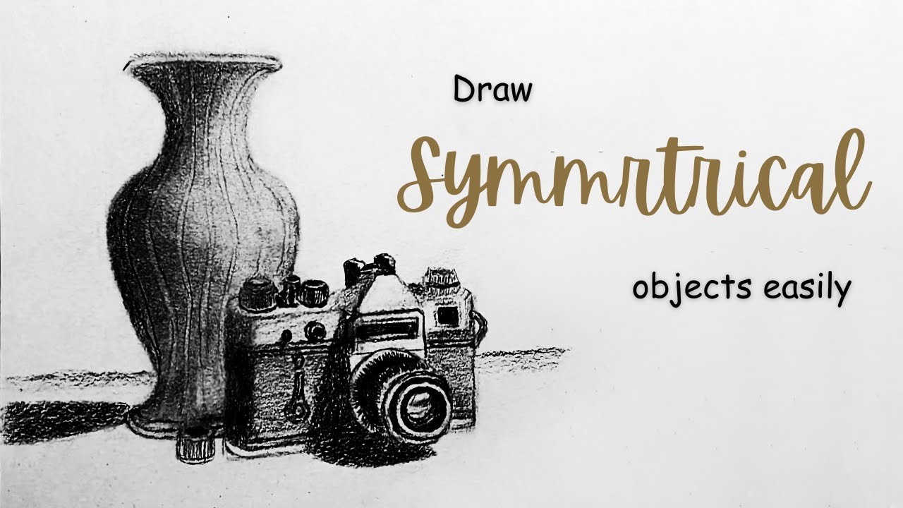 How to Easily Draw Symmetrical Objects | Simple Guide for Beginners ...