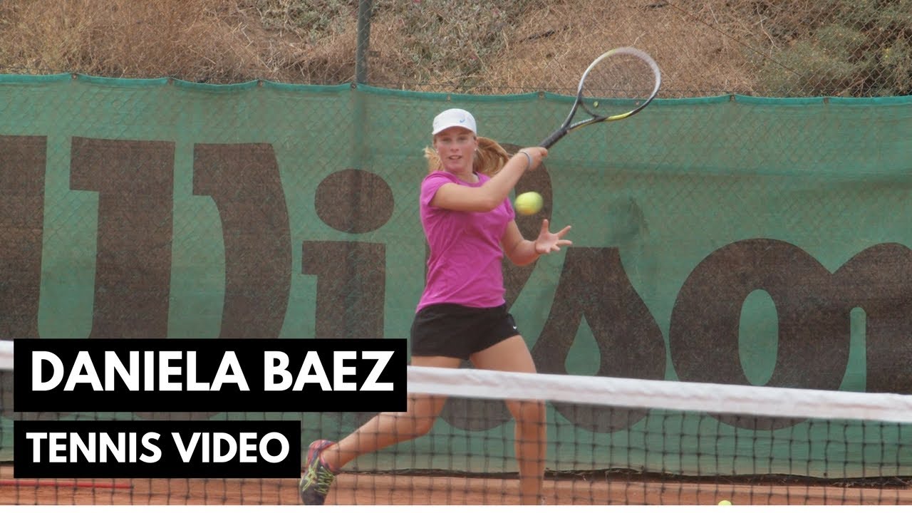Daniela Baez - Tennis video - YouTube