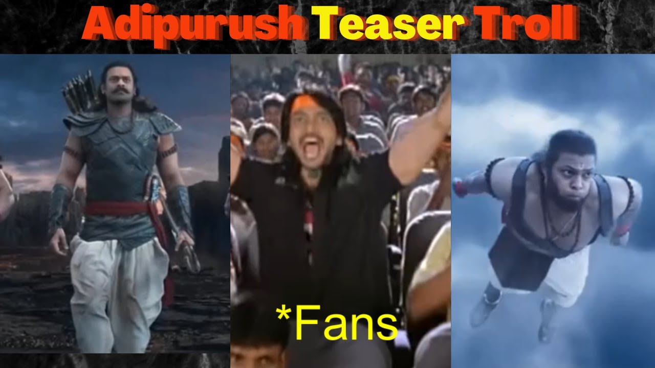 Adipurush Teaser Troll | Adipurush VFX troll | Adipurush Trolls ...