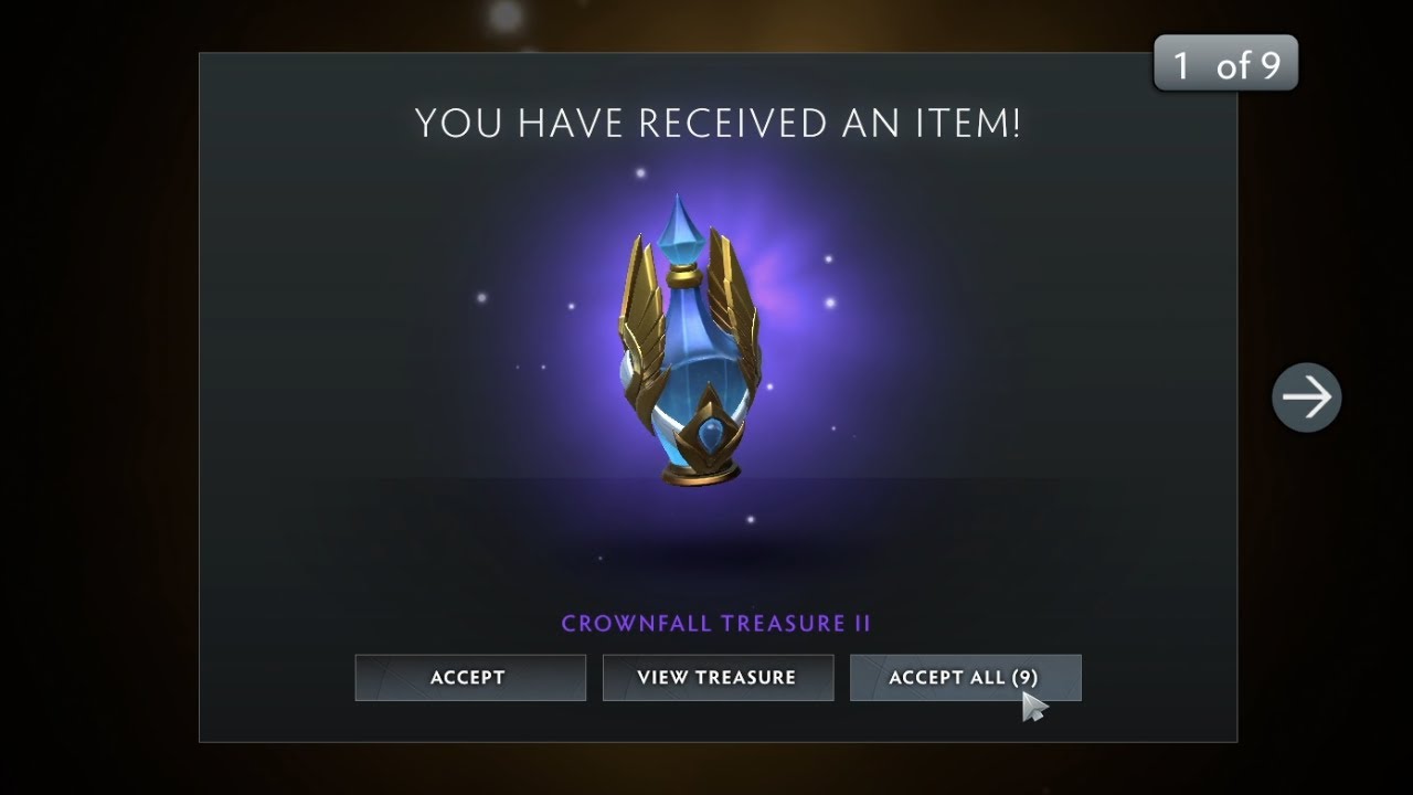 Crownfall Treasure 2 Opening x8 - Dota 2 - YouTube