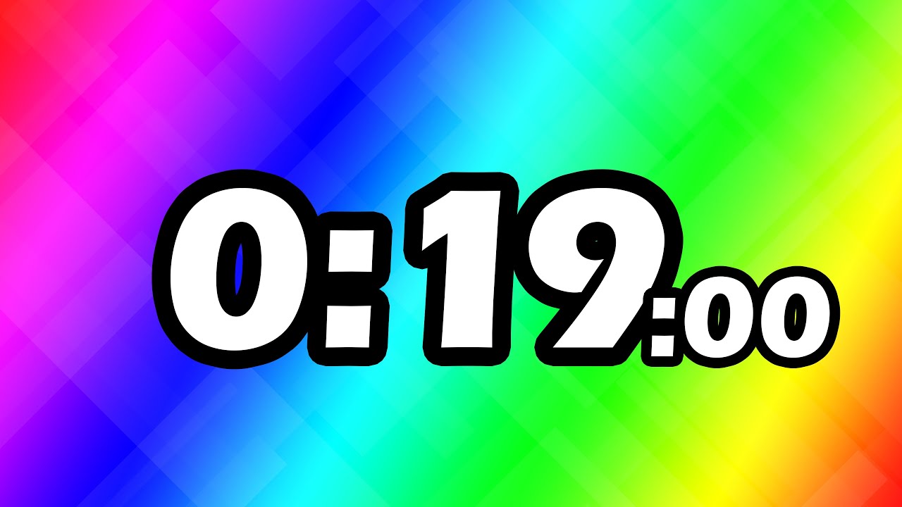 19 second TIMER Countdown - YouTube