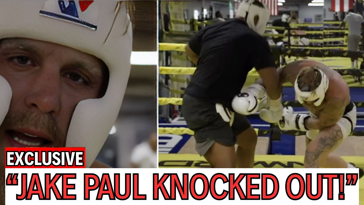 SHOCKING! Jake Paul KNOCKED OUT by Sparring Partner Ahead of Joshua ...