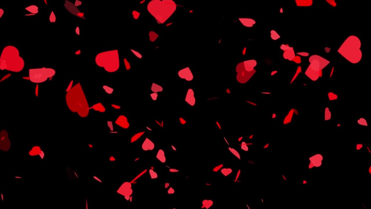 Heart Video Template, Heart Video Background Effect, Template Heart ...