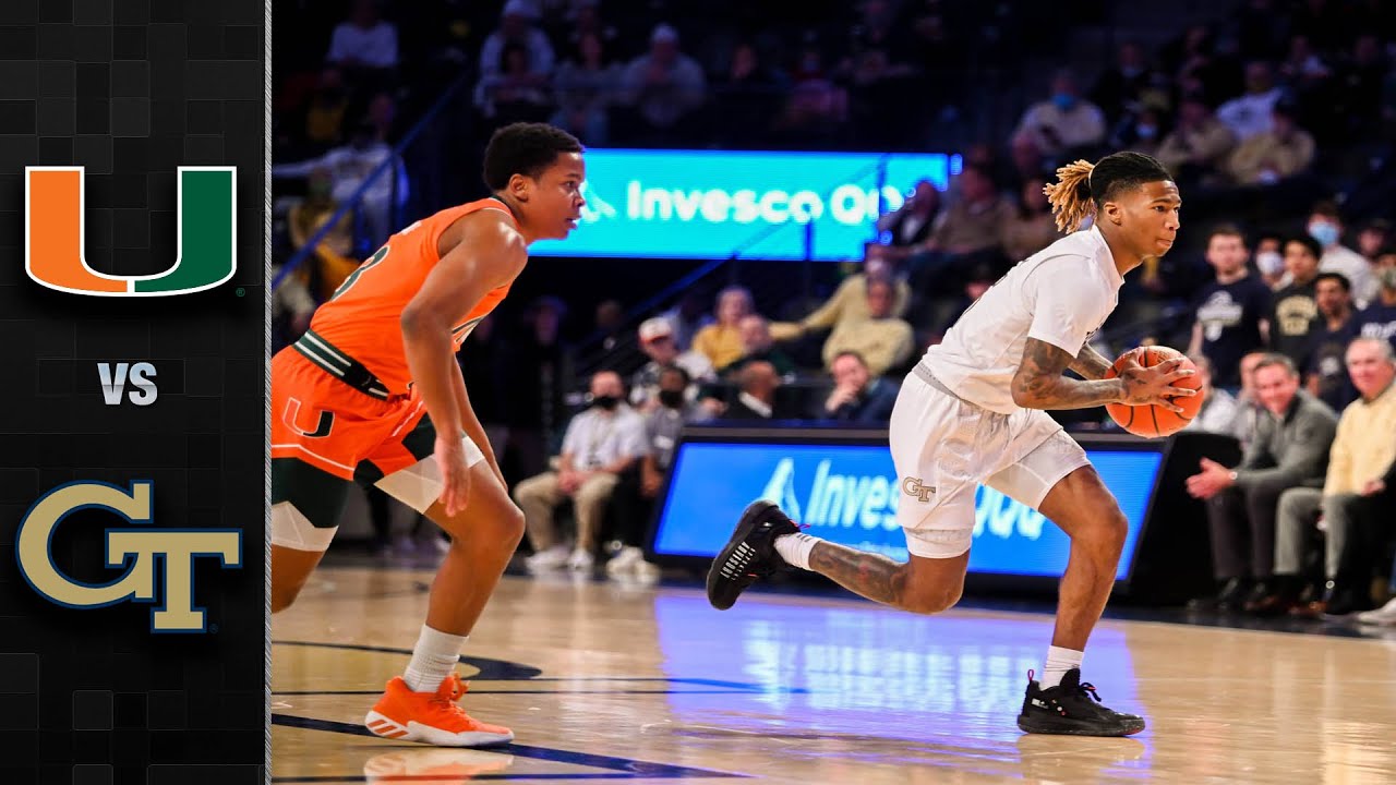 Miami vs. Georgia Tech Basketball Highlights (2021-22) - YouTube