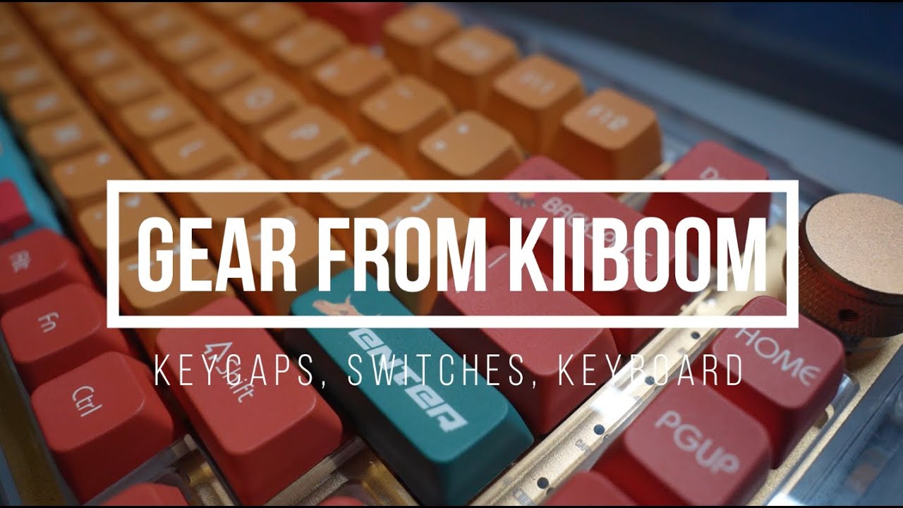 KIIBOOM CRAZY | Keycaps, Switches, Cables, Keyboard Unboxing and Build ...