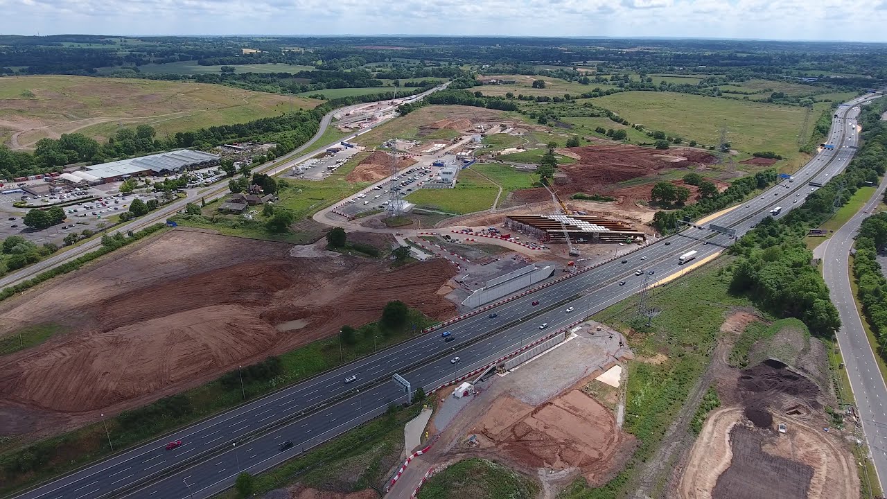 HS2 Construction - Birmingham Interchange Station - Looking South East ...
