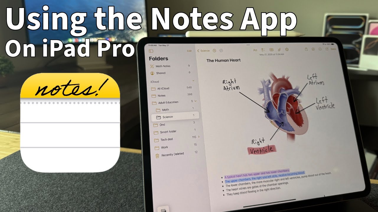 How to get the most out of the Notes app on iPad Pro! (Note taking tips ...