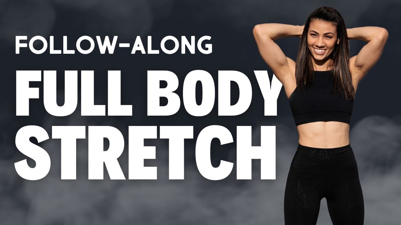 10 MIN FOLLOW ALONG FULL BODY STRETCH FOR BEGINNERS | Train Like A ...