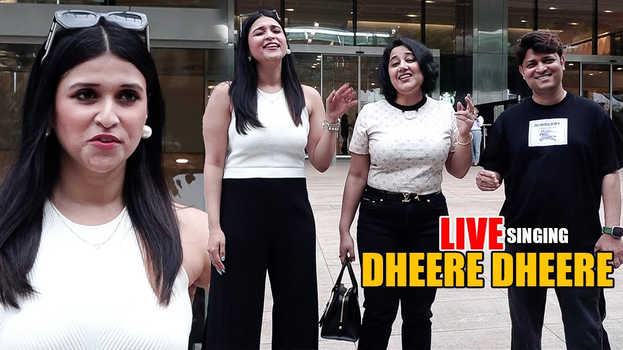 Mannara Chopra,Aditya Dev And Payal Dev Promotes Their New Song 'Dheere ...