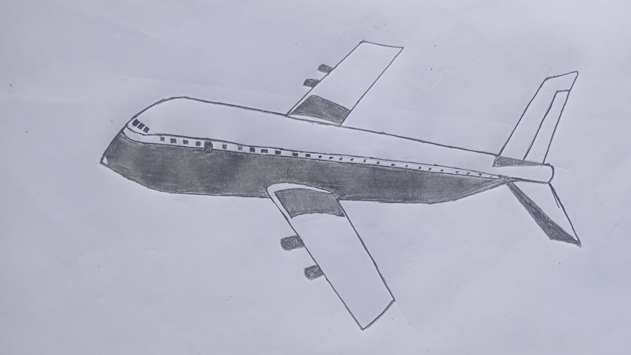 How to draw a Airplane stap bay stap. - YouTube