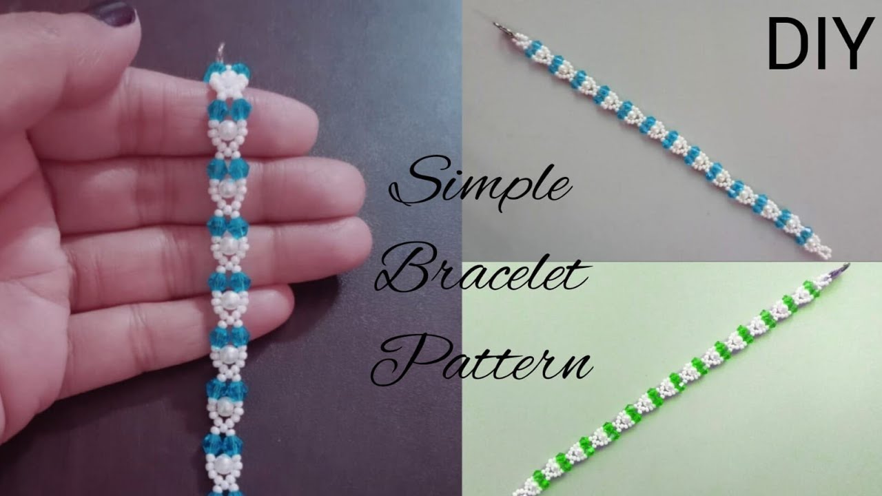 Diy Simple bracelet pattern / Easy beading tutorial/ How to #bracelet # ...