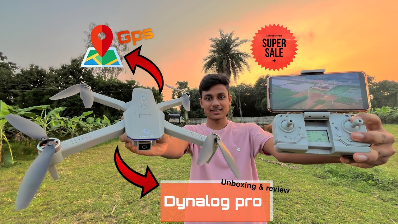 🔥 2024 LATEST DYNALOG DR-DG600C PRO GPS EAC DUAL CAMERA DRONE WITH MINI ...