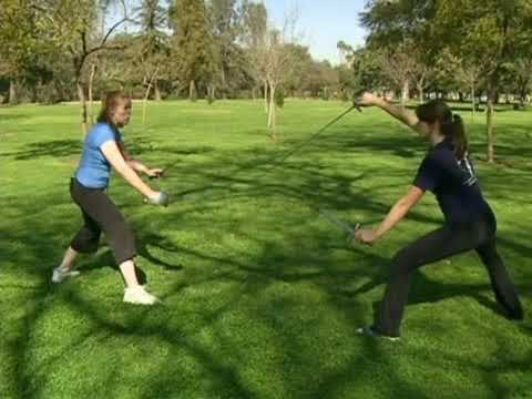 Rapier Fencing Beat Parries & Croises - YouTube