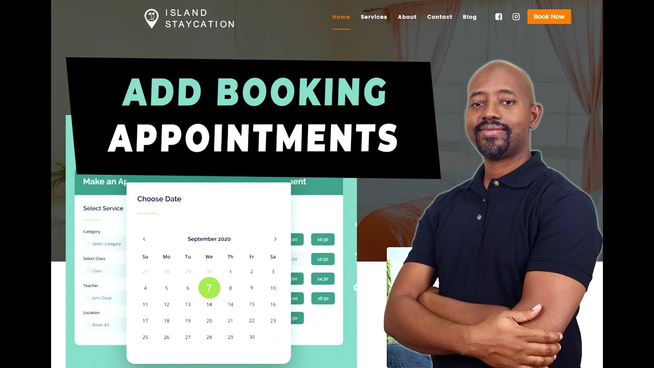 Add Appointment Booking Services to Your Website 2021 - YouTube