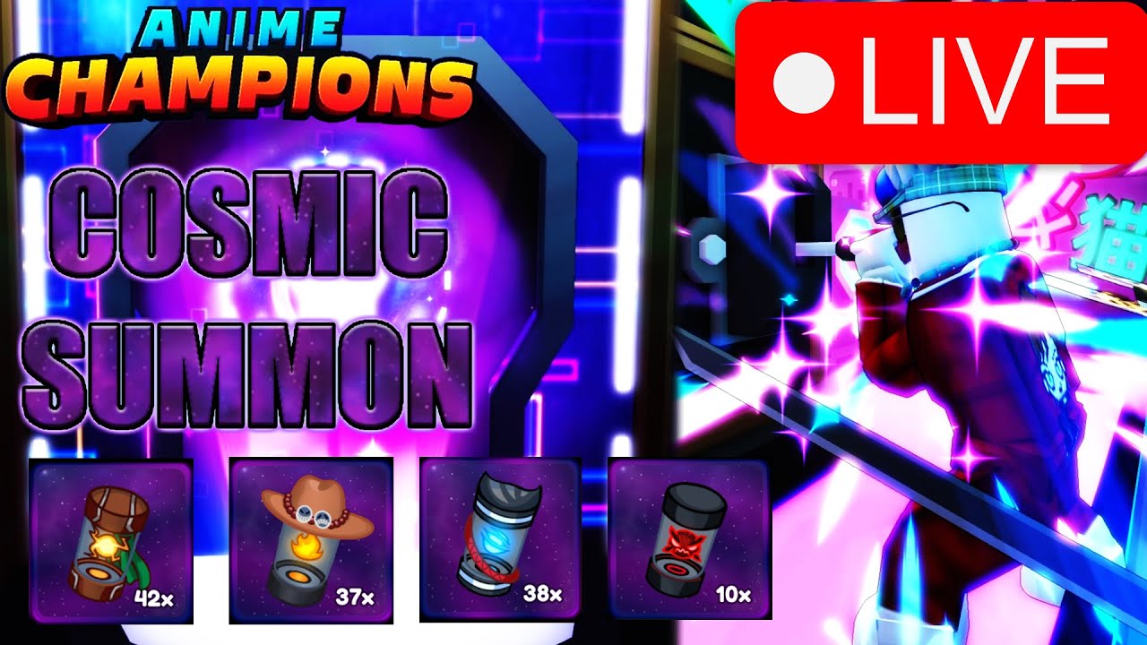 [128.8x LUCK] COSMIC CAPSULE OPENING LIVE 🙏 | COSMIC SUMMON | Anime ...