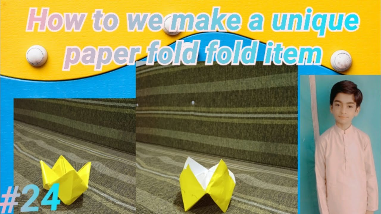 🤔 make a unique paper fold items 🤔 | by using origami tricks l#24 - YouTube