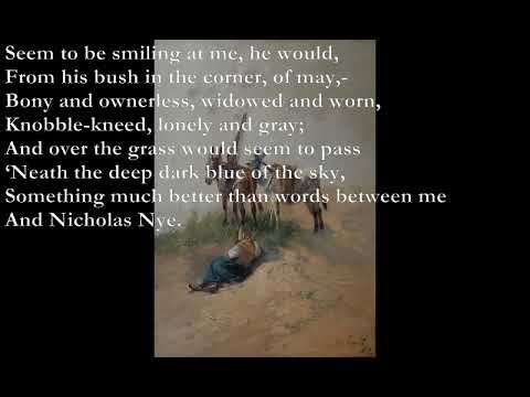 Nicholas Nye [DE LA MARE poem set to music] - YouTube