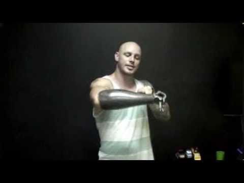 Hand / arm amputation weightlifting prosthetics - YouTube