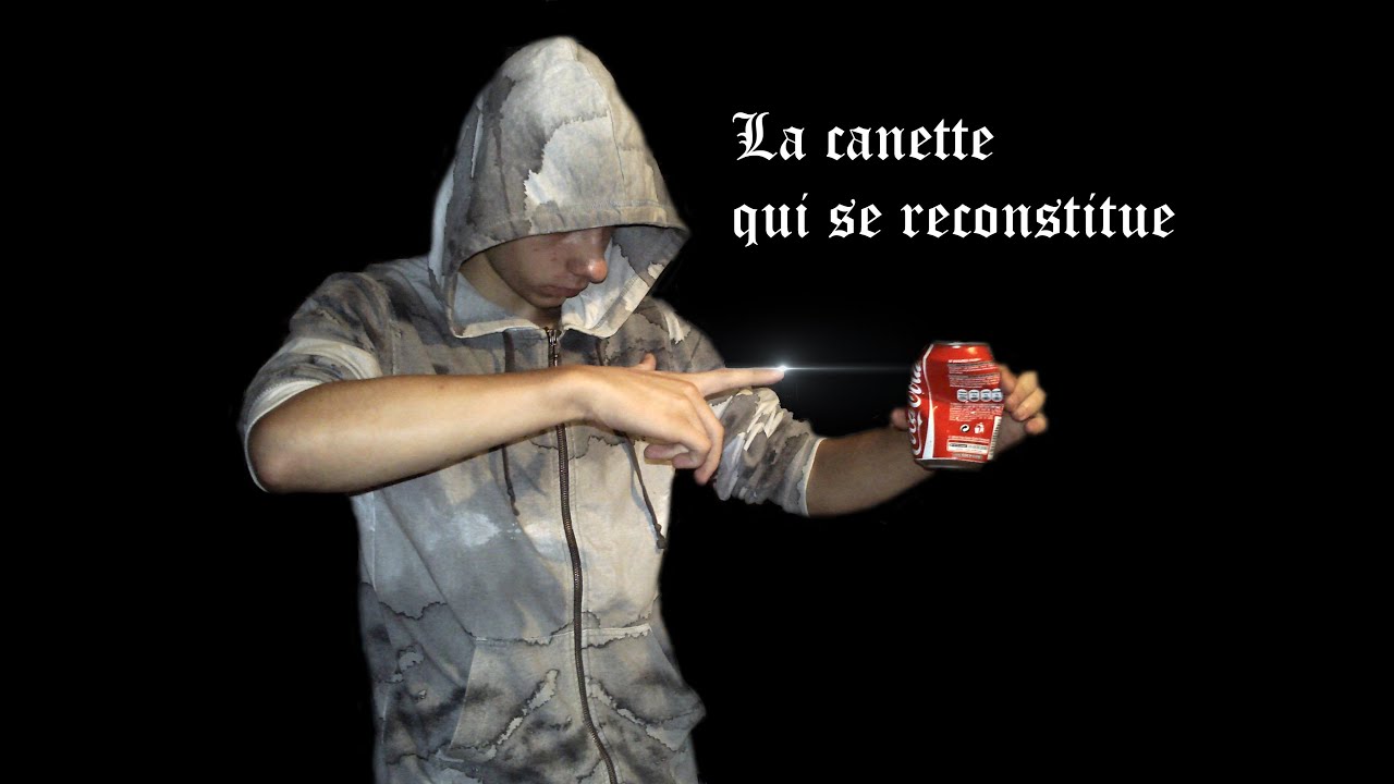 Tour de Magie : La canette qui se reconstitue - YouTube