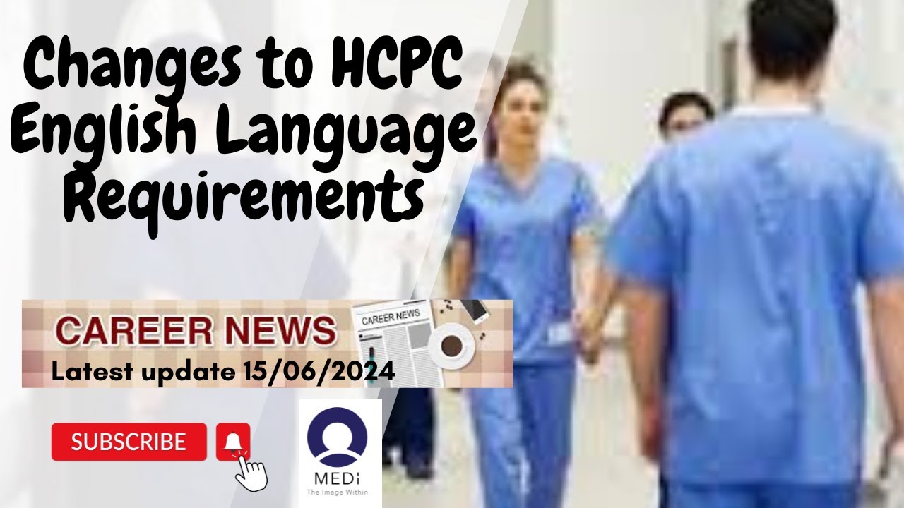 Update on HCPC English language requirements - YouTube