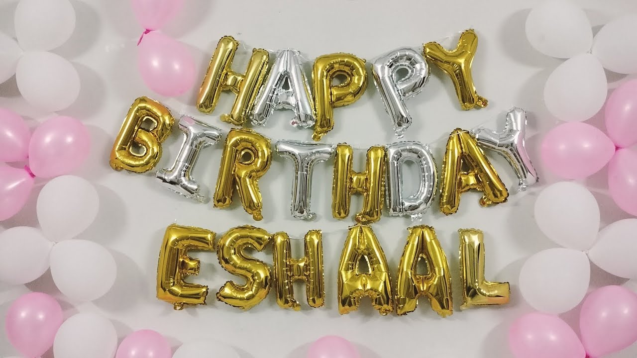 Happy birthday Eshaal....The twinkle Star ⭐ of our family - YouTube
