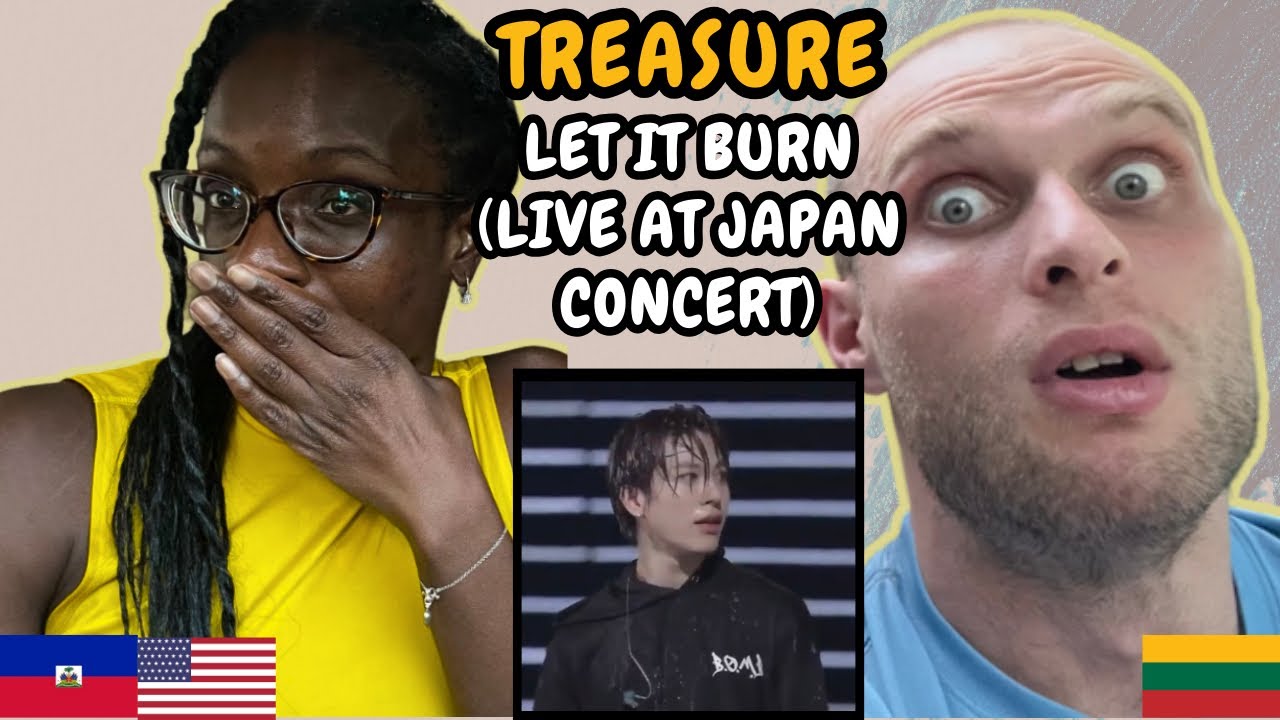 REACTION TO TREASURE (트레저) - LET IT BURN (Live at Japan Concert ...
