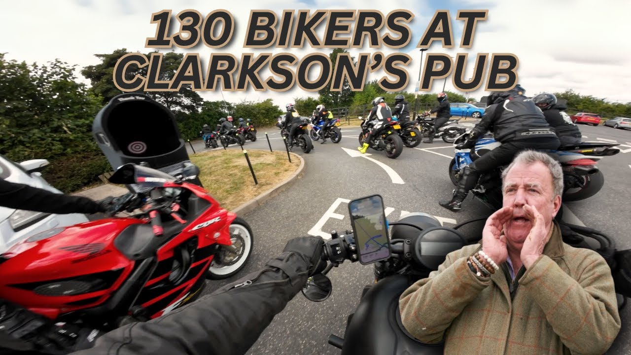 You’ve Never Seen a RIDE OUT Like This! 130 MOTORBIKES At Clarkson’s ...