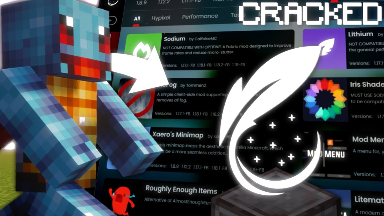 Feather Client Remaked For | POJAVLAUNCHER - YouTube