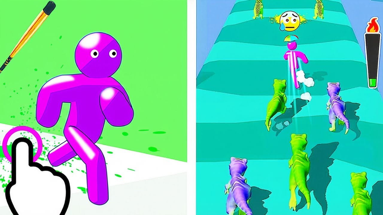 Splash Run 3D - Epic Race Splash Stickman Run - All Levels iOS Android ...