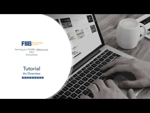 FIIB elibrary - Tutorial - YouTube