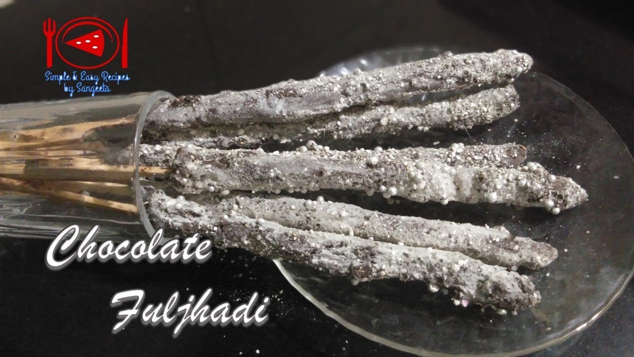 Homemade Chocolate Fuljhadi |Diwali special Chocolate Crackers ...