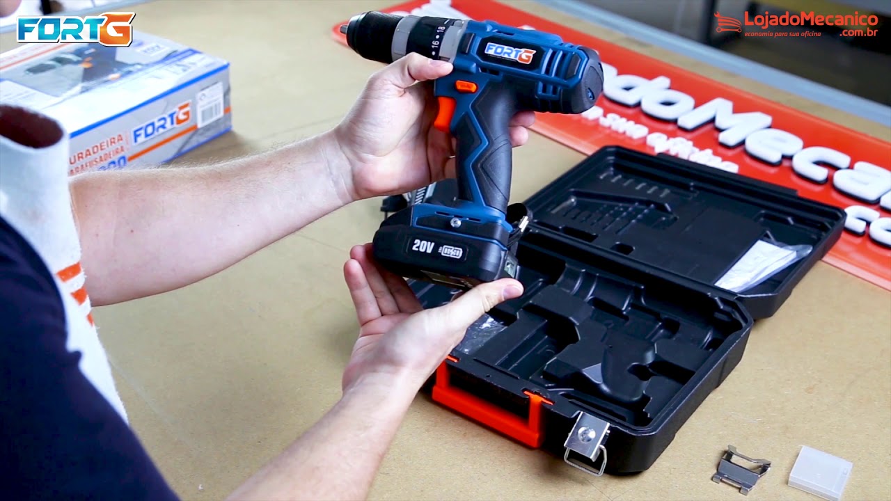 Furadeira Parafusadeira FORTG • FG3000 - YouTube