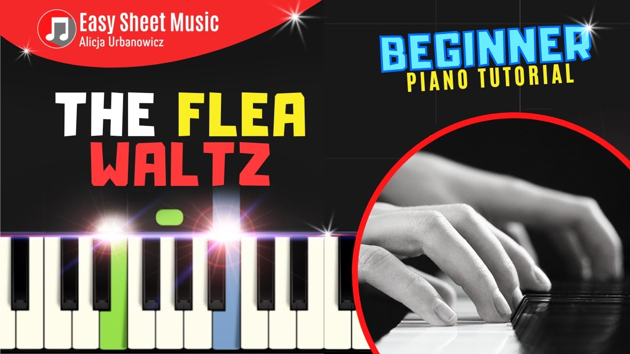 The Flea Waltz I Flohwalzer I Piano Tutorial I Easy Sheet Music for ...