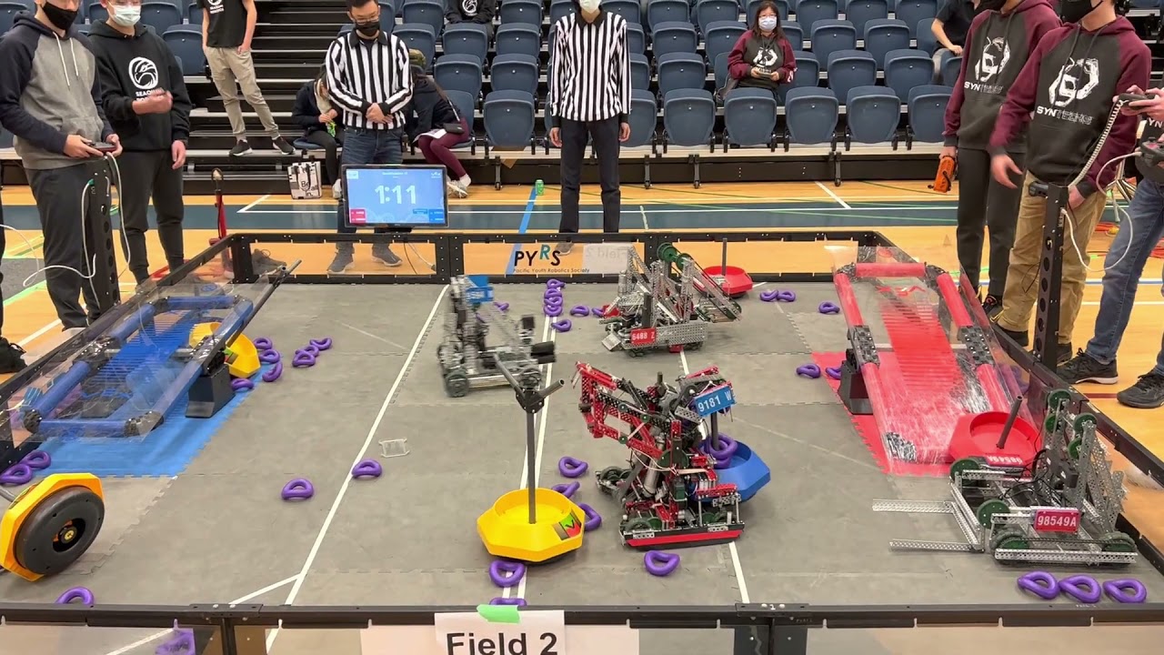 Vex Tipping Point - (6408Z & 98549A vs 9181W & 9594M) - YouTube