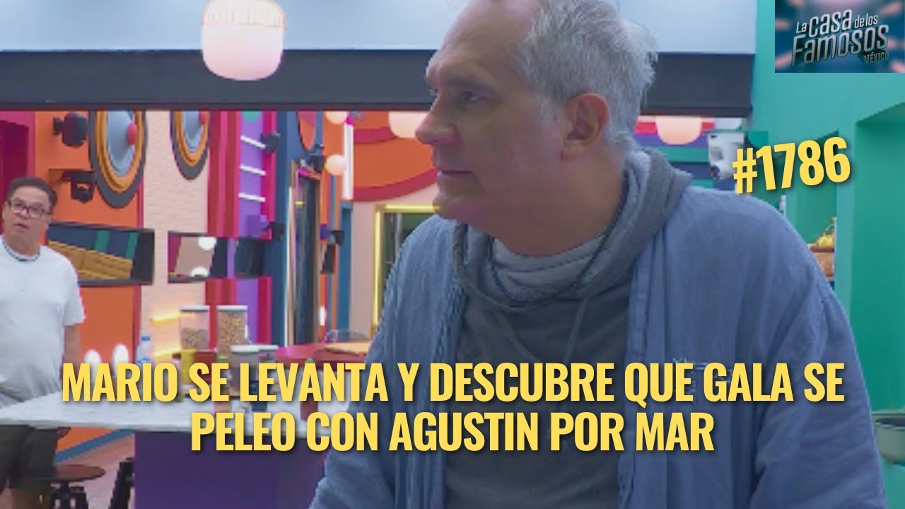 MARIO SE LEVANTA Y DESCUBRE QUE GALA SE PELEO CON AGUSTIN POR MAR EN LA ...