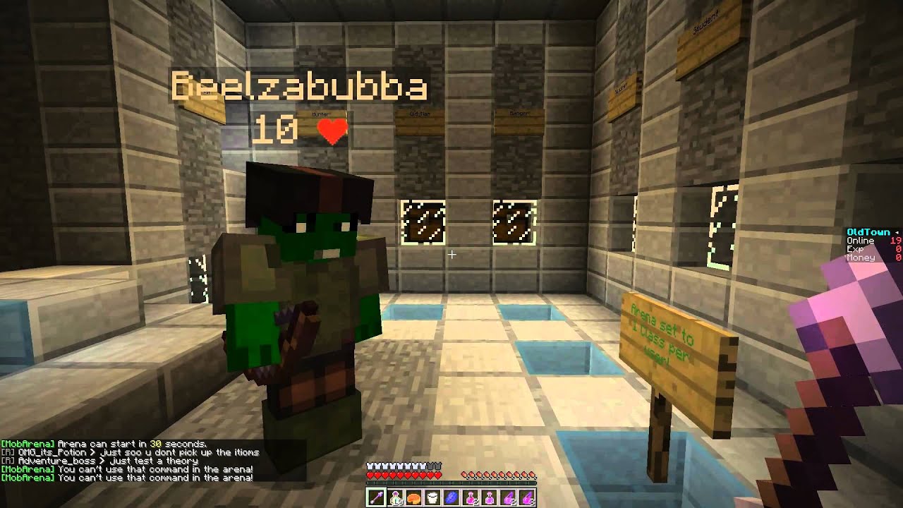 Minecraft : Fun With Friends - Part 17 - Mini Games - Mc old Town - YouTube