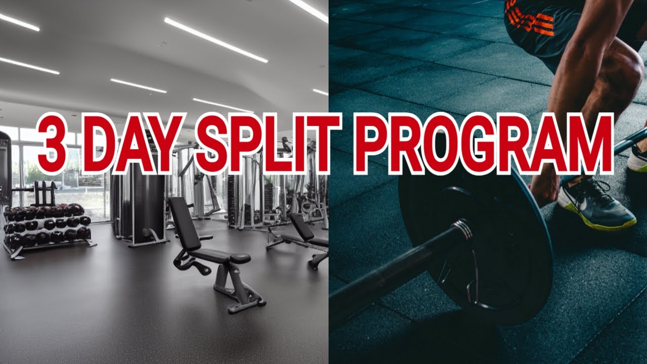 MAXIMIZE YOUR WORKOUT RESULTS WITH THE 3-DAY SPLIT PROGRAM - YouTube