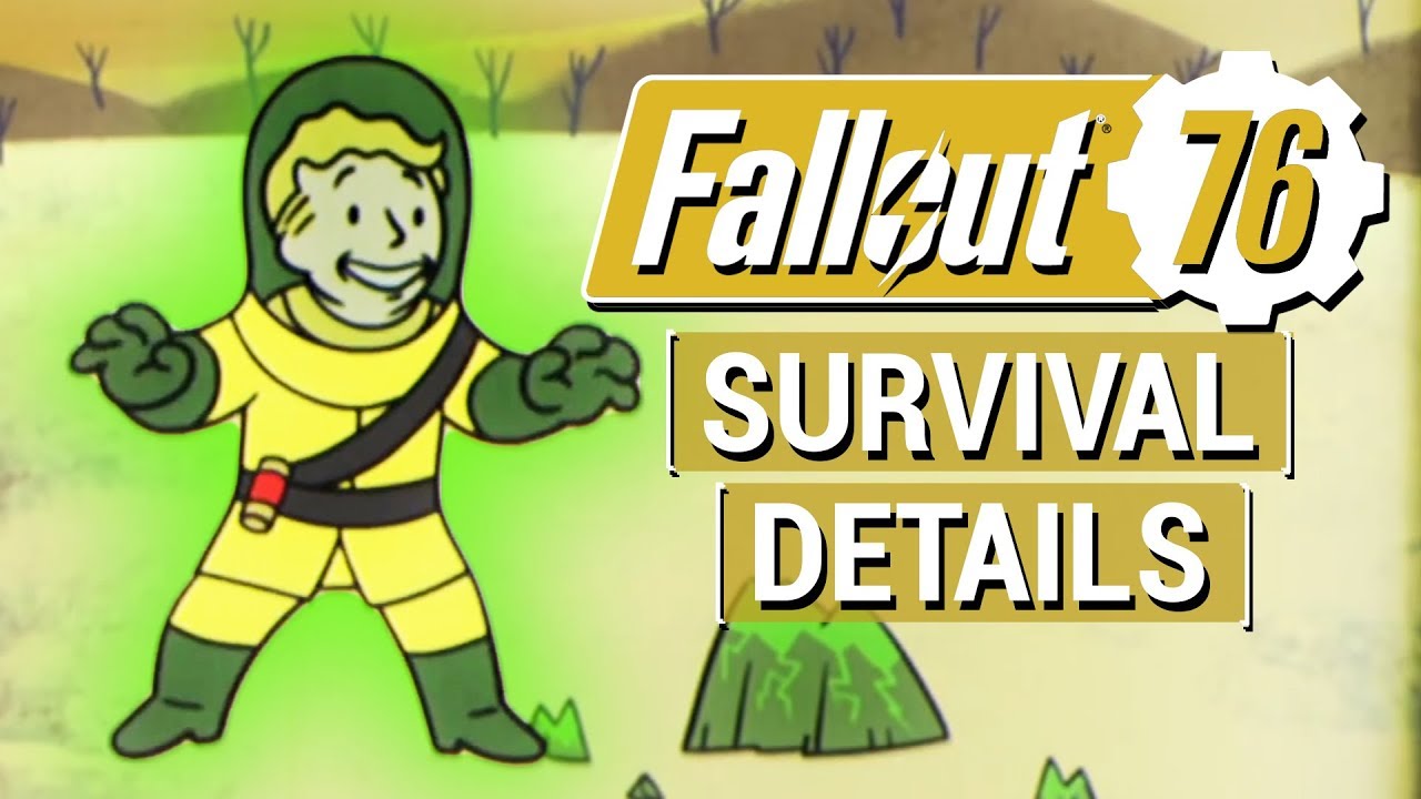FALLOUT 76: Everything We Know About SURVIVAL in Fallout 76!! (Disease ...