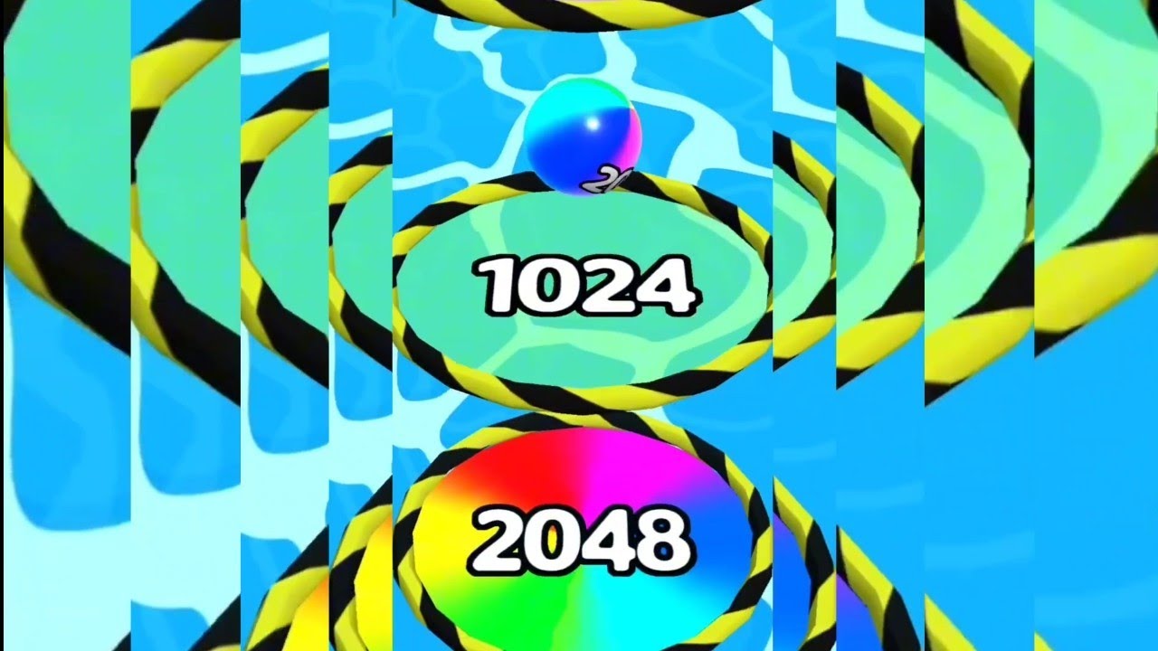 NEW UPDATE,, BALL RUN 2048 ALL LEVELS GAMEPLAY WALKTROUGH ANDROID IOS ...