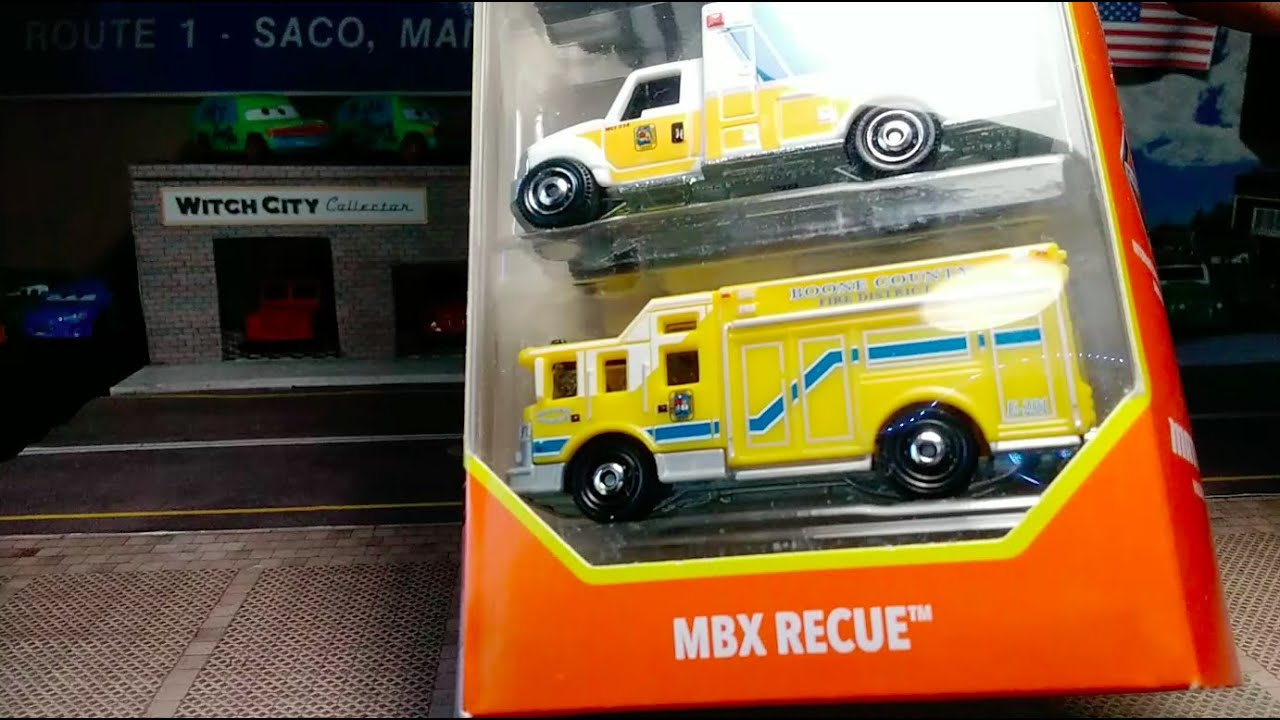 Matchbox MBX Rescue: Boone County 5 Pack Unboxing - YouTube