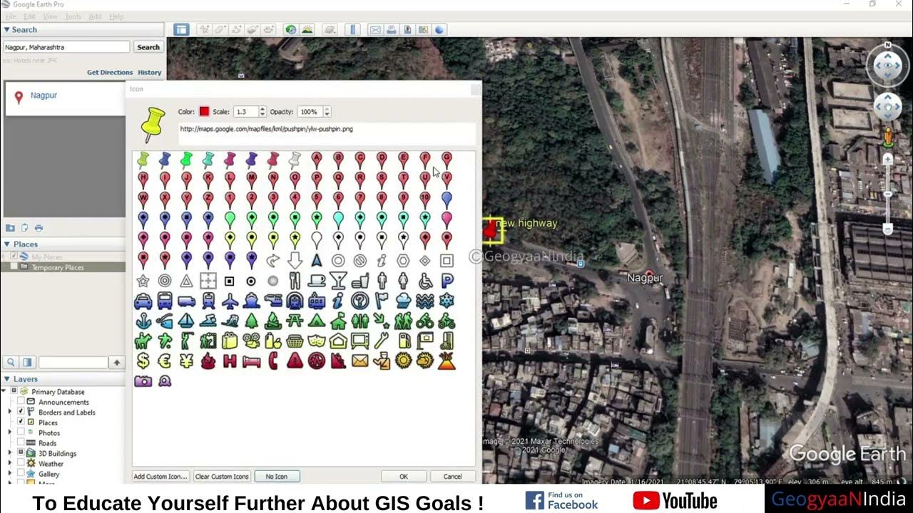 GOOGLE EARTH - Lesson 3 I How to Add a Placemark in Google Earth Pro ...